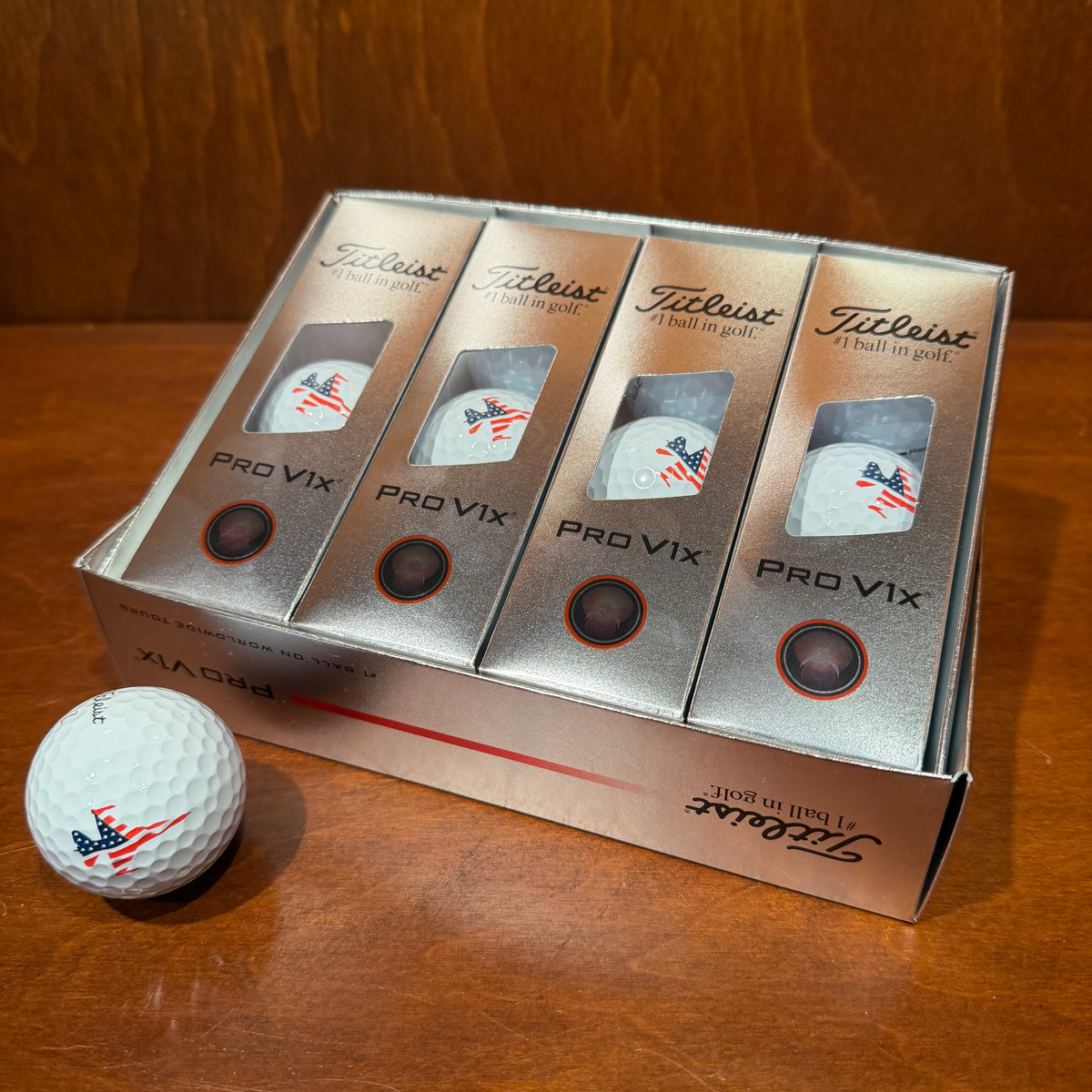 Titleist Golf Balls ProV1x Dozen w/ Patriot Jet Logo – The Shop at ...